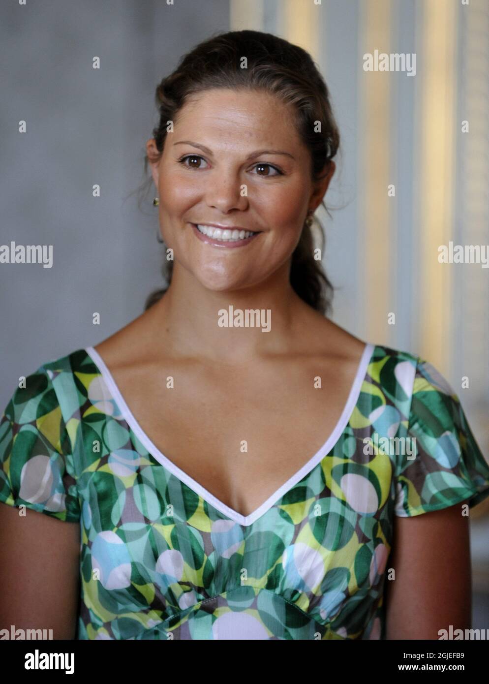 Crown Princess Victoria of Sweden during an award ceremony at the royal ...
