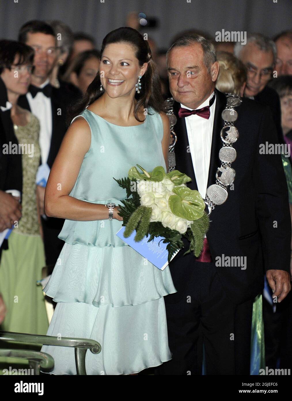 Crown Princess Victoria arrives at the Stockholm Water Prize Awards at ...