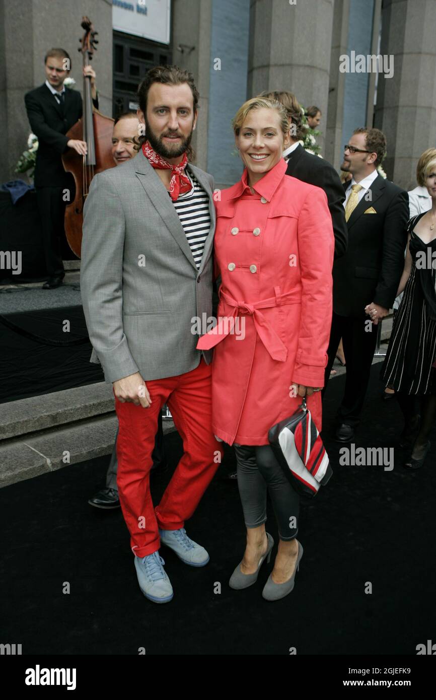 Eva Rose and guest arrive at the Polar Music Prize award ceremony at ...