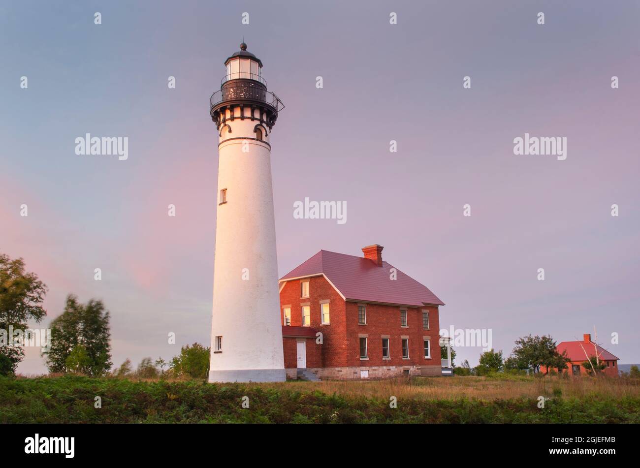 Au Sable Light Station, Pictured Rocks National Lakeshore, Michigan ...