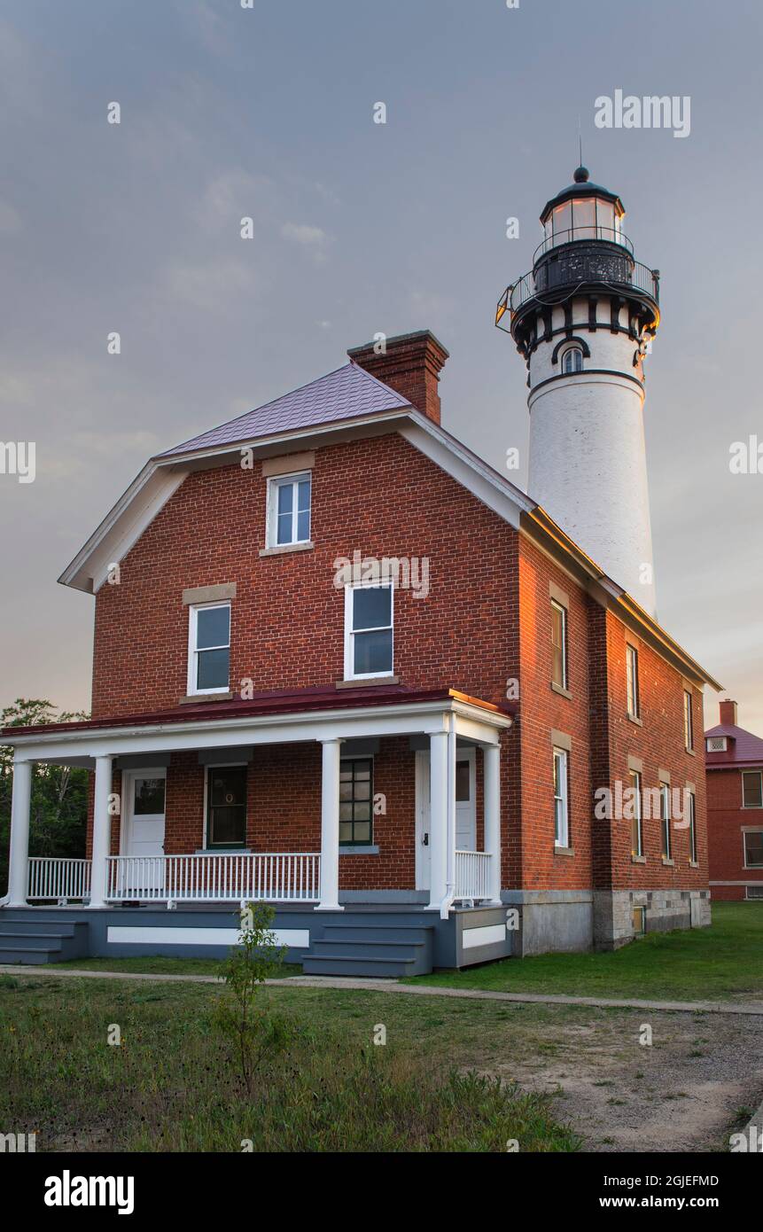 Au Sable Light Station, Pictured Rocks National Lakeshore, Michigan ...