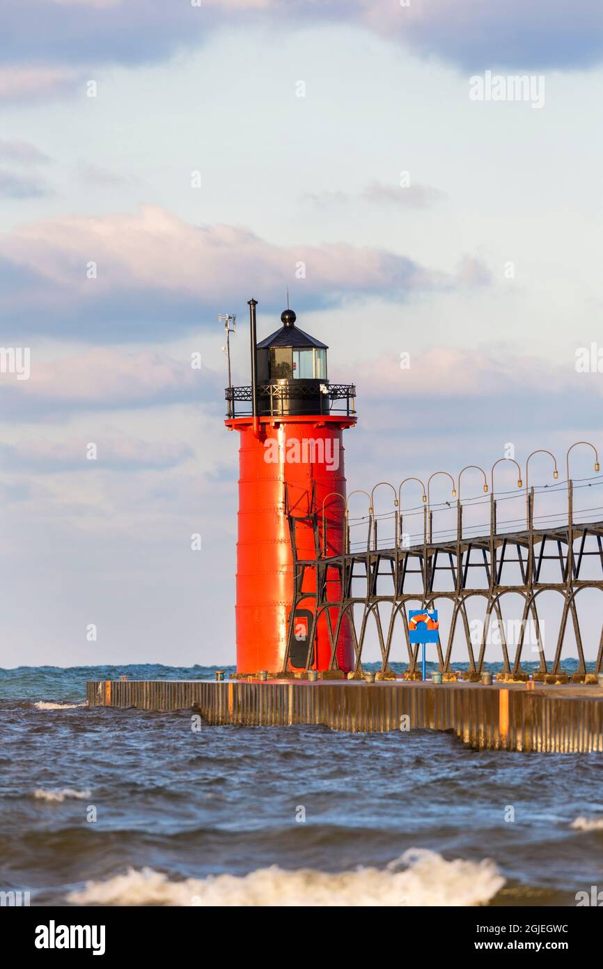 South haven lighthouse hi-res stock photography and images - Alamy