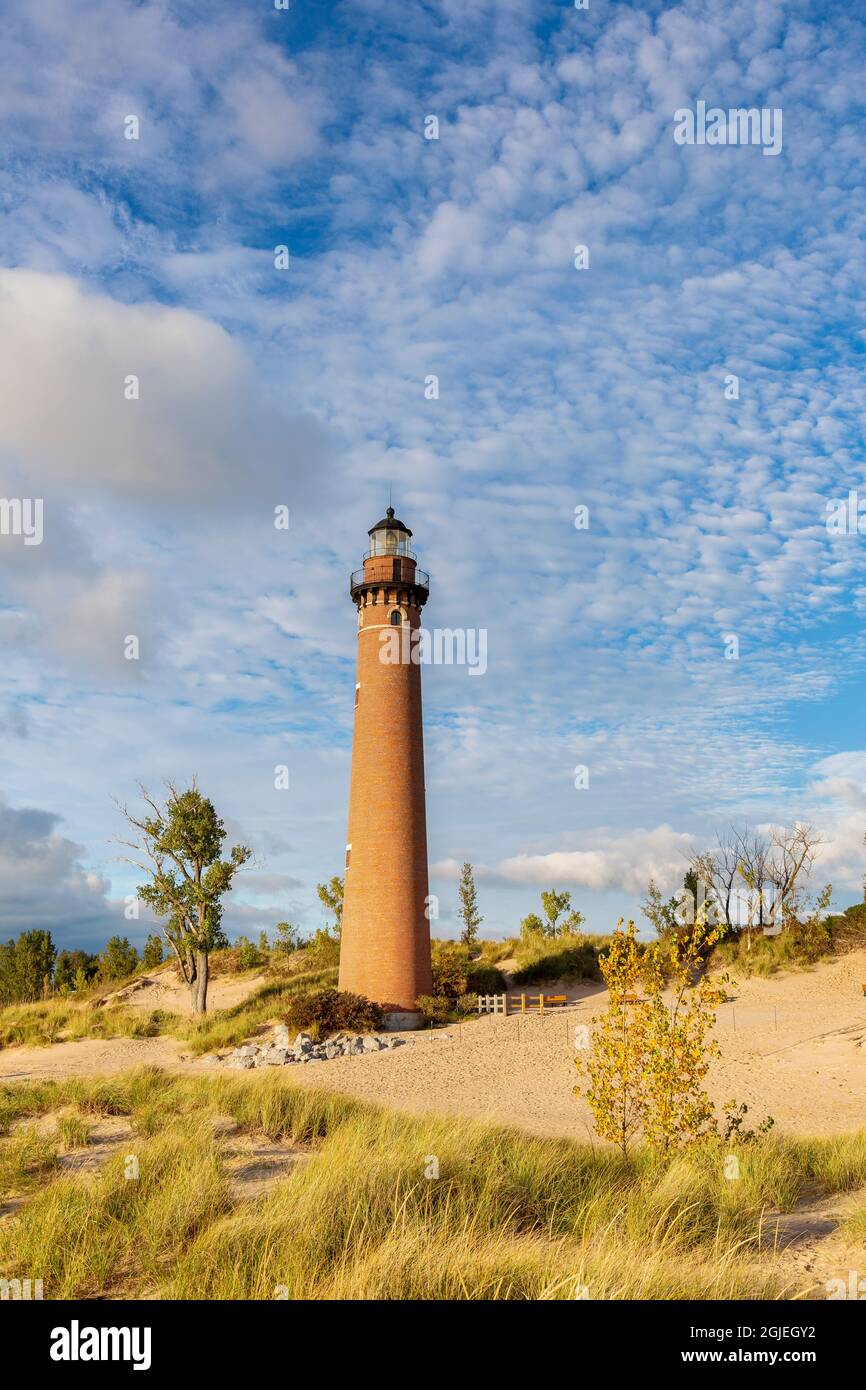 Little Sable Point Lighthouse near Mears, Michigan, USA Stock Photo - Alamy