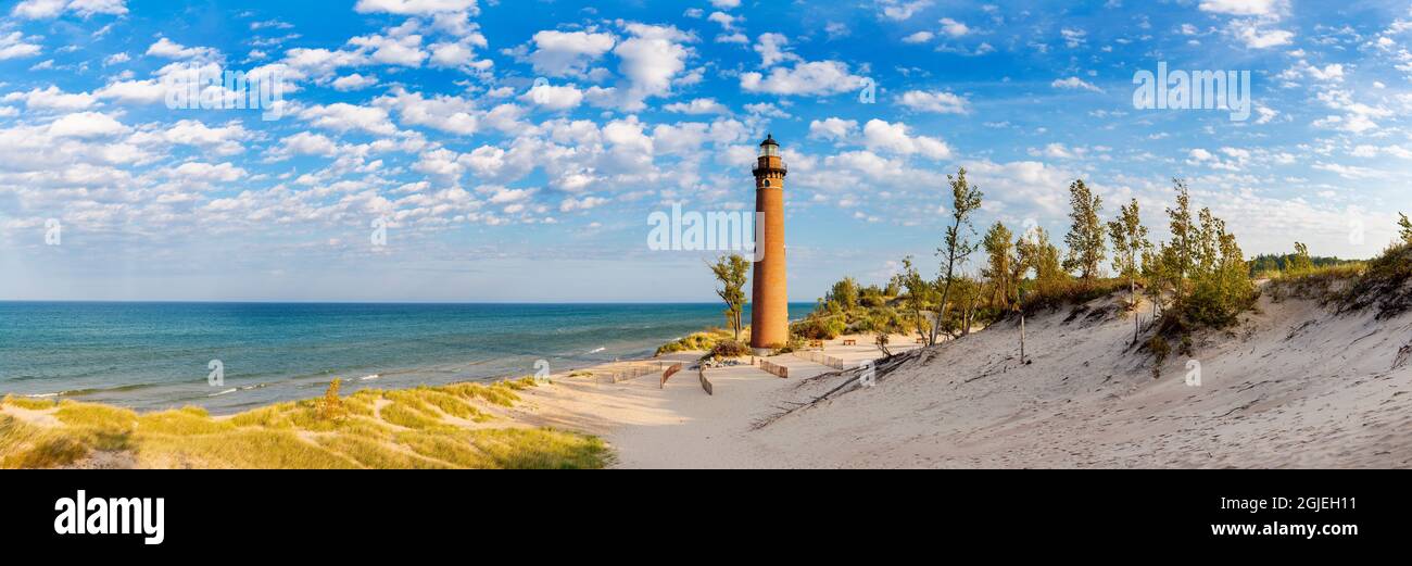 Little sable point lighthouse near mears hi-res stock photography and ...