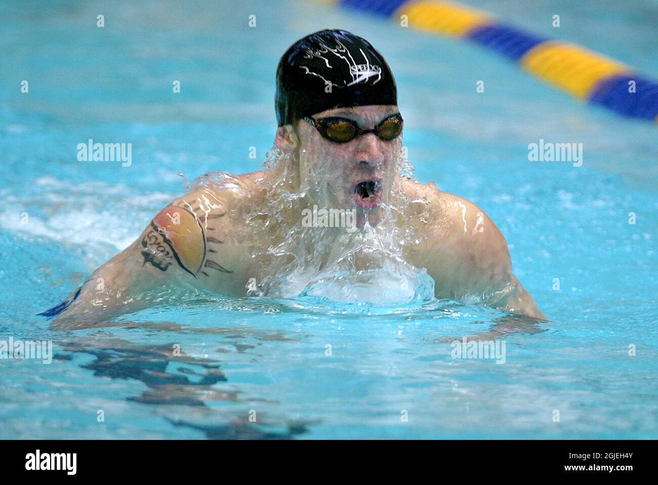 USA's Ed Moses on his way to victory Stock Photo - Alamy