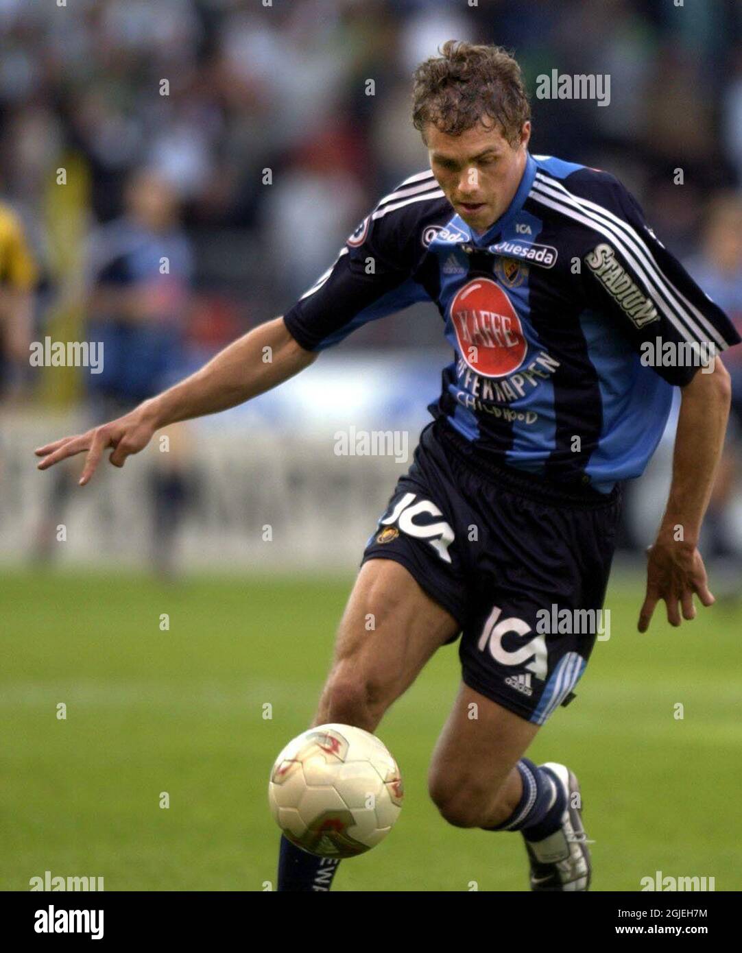 Johan Elmander, Djurgarden Stock Photo - Alamy