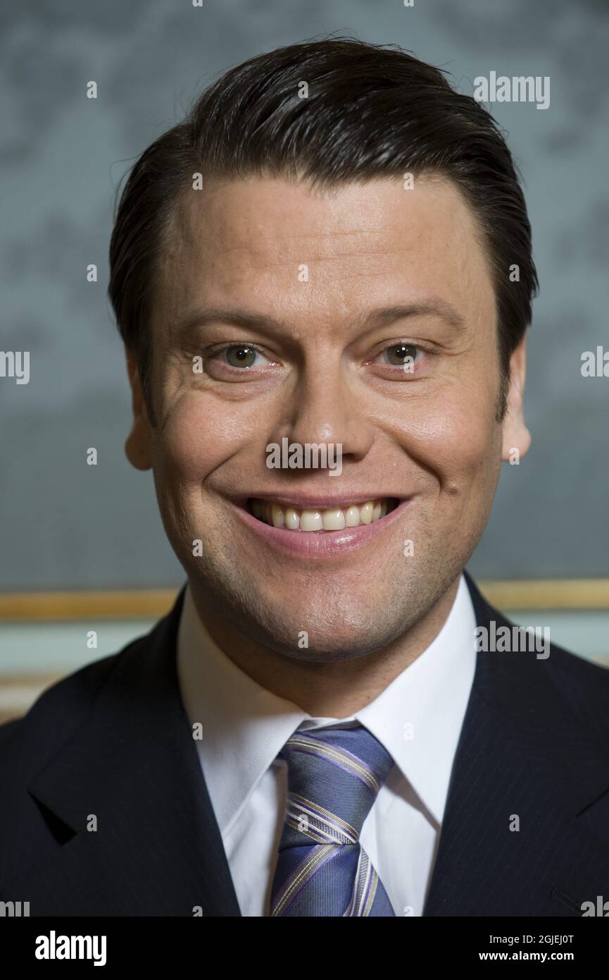 Daniel Westling during a special interview with news agency TT ...