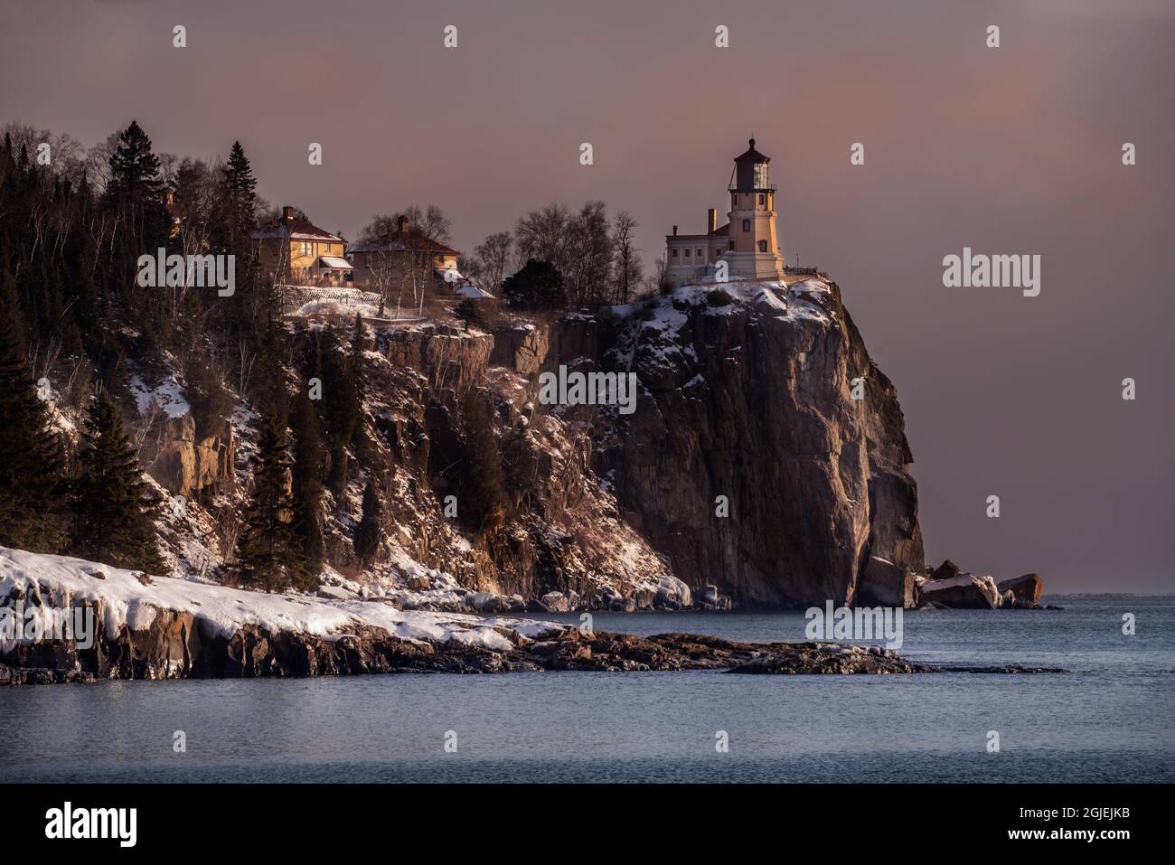 USA, Minnesota, Split Rock Lighthouse State Park. Split Rock Lighthouse ...