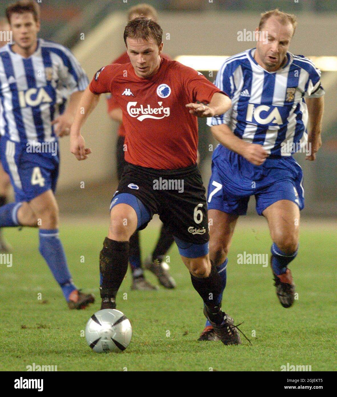 Football action tobias linderoth hi-res stock photography and images ...