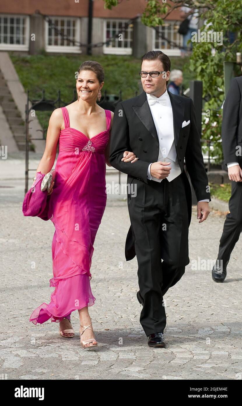 Sweden's Crown Princess Victoria and her fiance Daniel Westling were ...