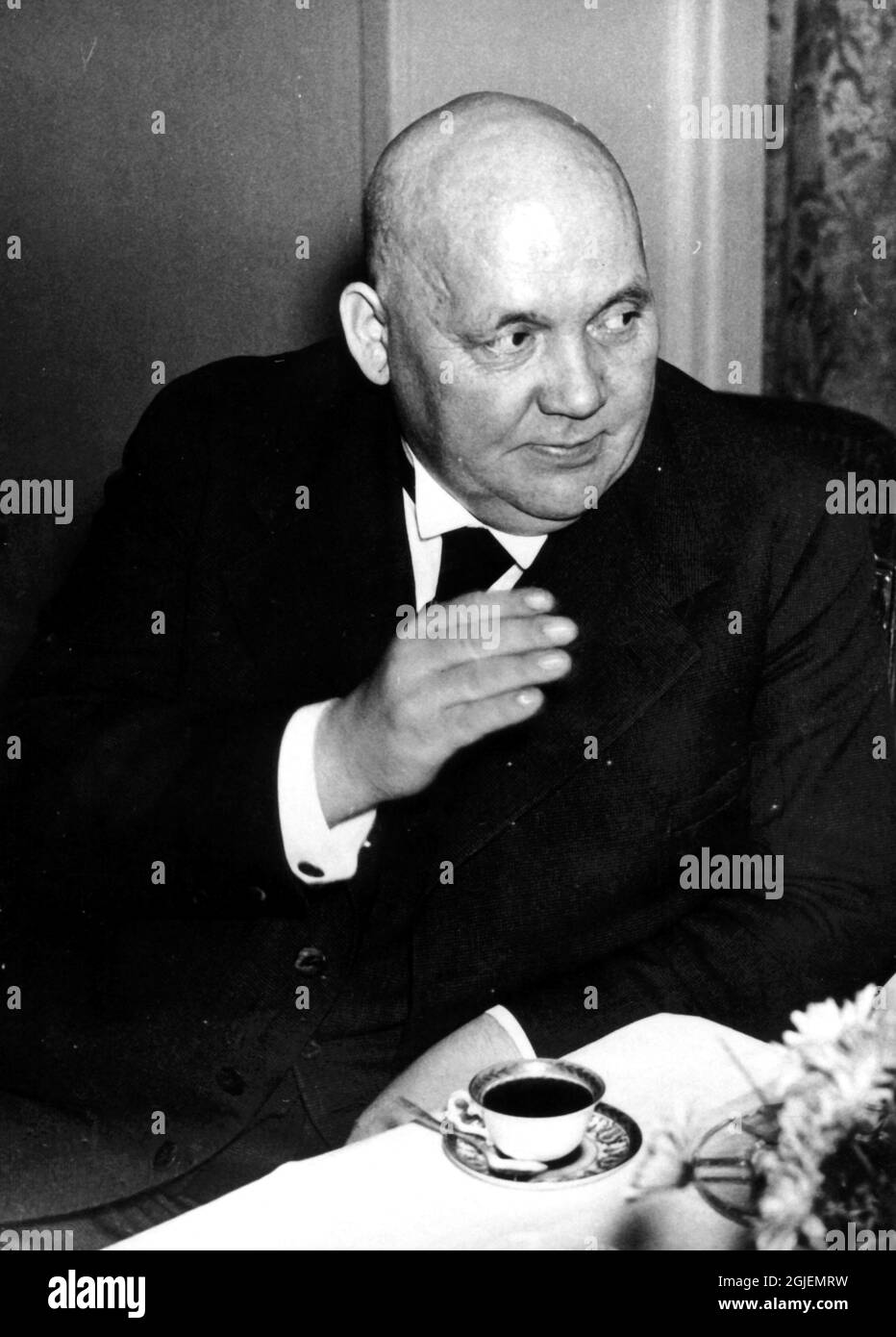 Frans Eemil Sillanpaa, 1939 Nobel Prize of Literature laureate Stock ...