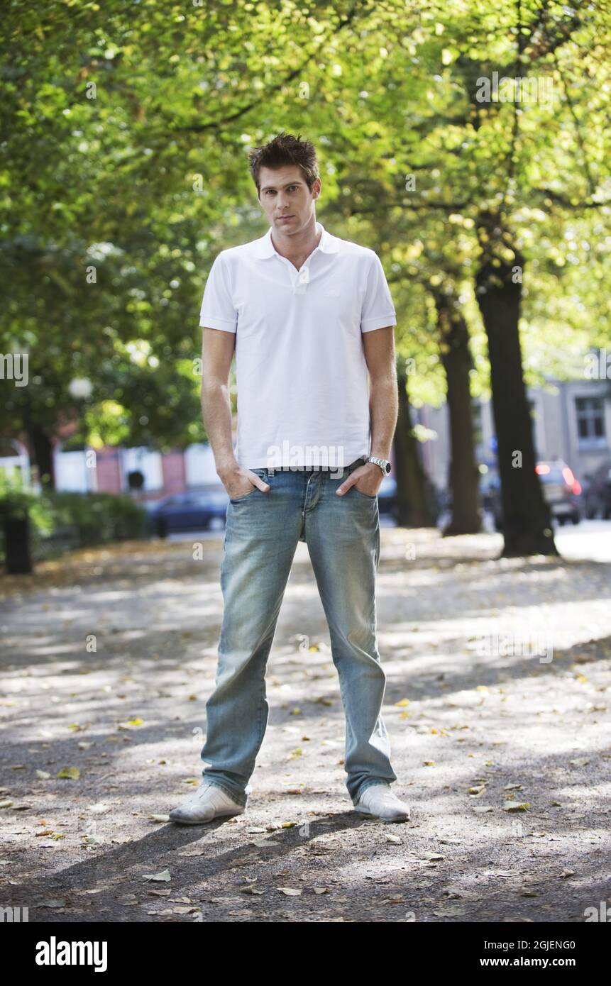 Jonas Altberg alias Basshunter the Swedish singer DJ and pop artist ...