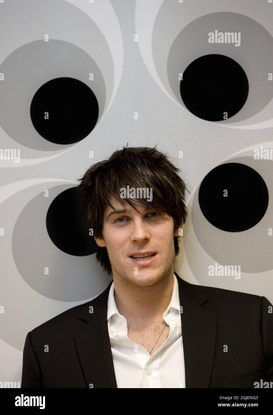 Jonas Altberg alias Basshunter the Swedish singer DJ and pop artist behind the hit Boten Anna ...