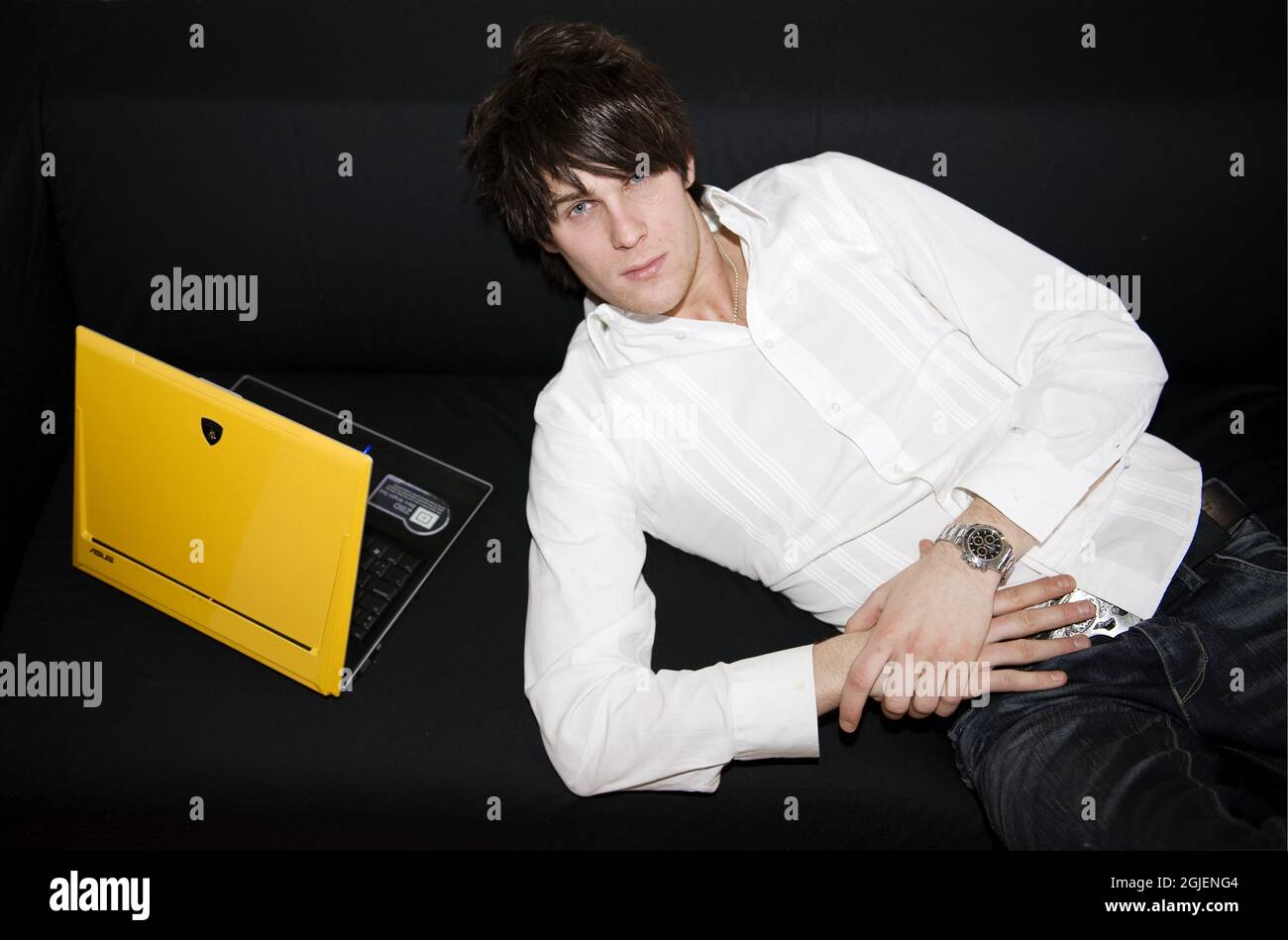 Jonas Altberg alias Basshunter the Swedish singer DJ and pop artist ...