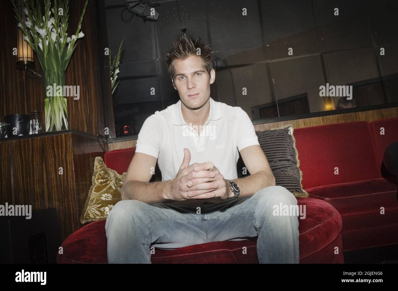 STJonas Altberg alias Basshunter the Swedish singer DJ and pop artist ...