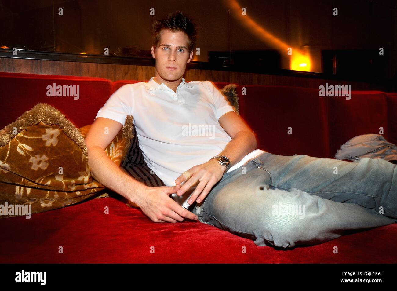 Jonas Altberg alias Basshunter the Swedish singer DJ and pop artist ...
