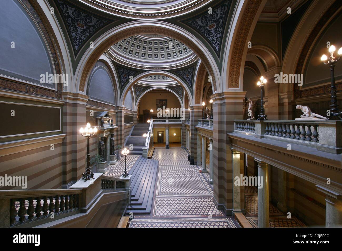 The entrance to Uppsala University, main building Stock Photo - Alamy