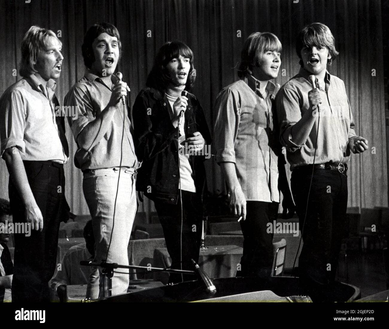 Swedish 60's pop group Hep Stars. From left Lennart Hegland, Krille ...