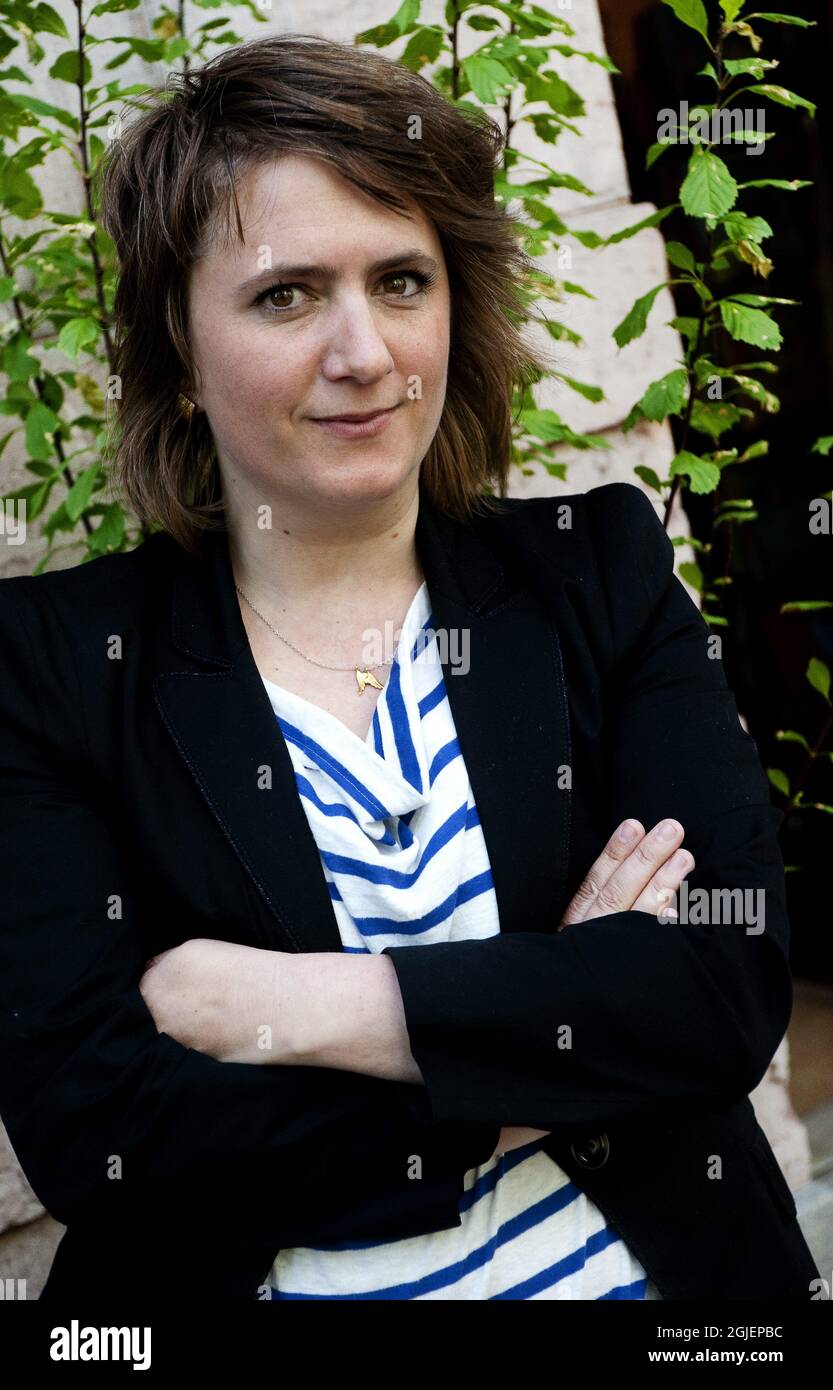 Belgian illustrator and author Kitty Crowther Stock Photo - Alamy