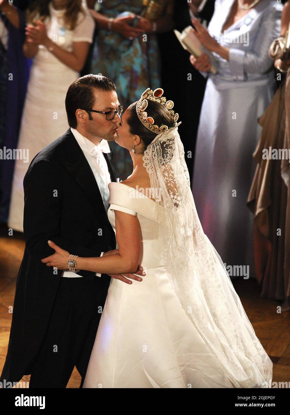 Crown Princess Victoria and Prince Daniel during the wedding dance at ...