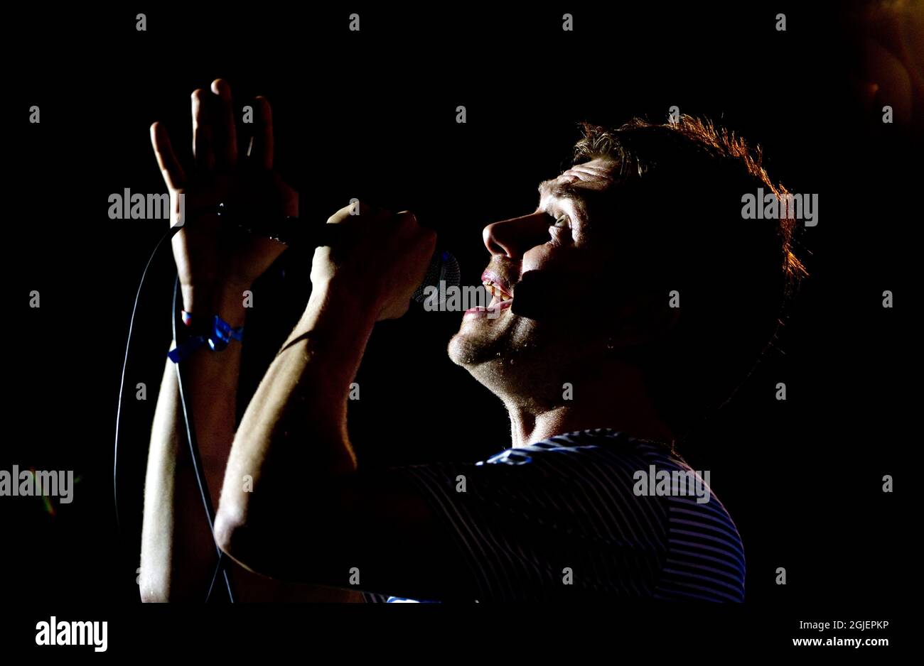 Gorillaz perform at the Orange scene during the Roskilde festival in ...