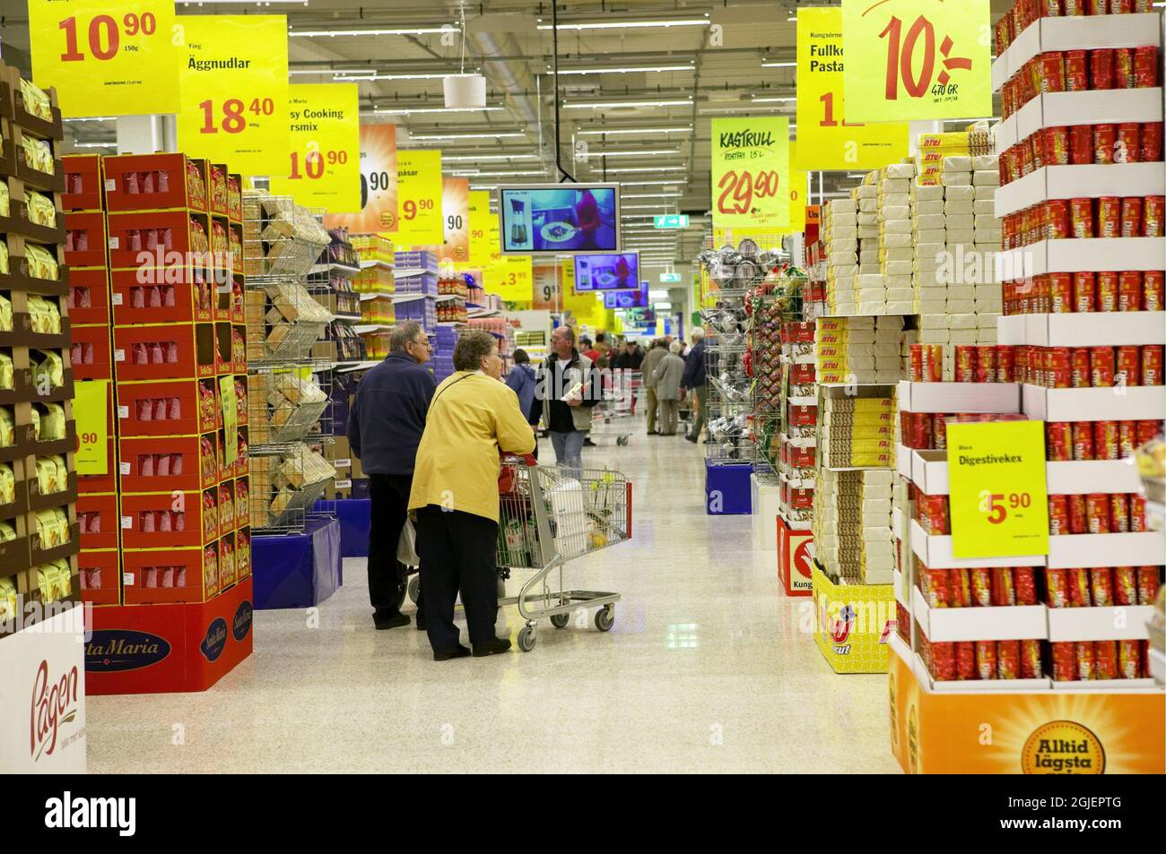 City Gross supermarket in Sweden Stock Photo - Alamy