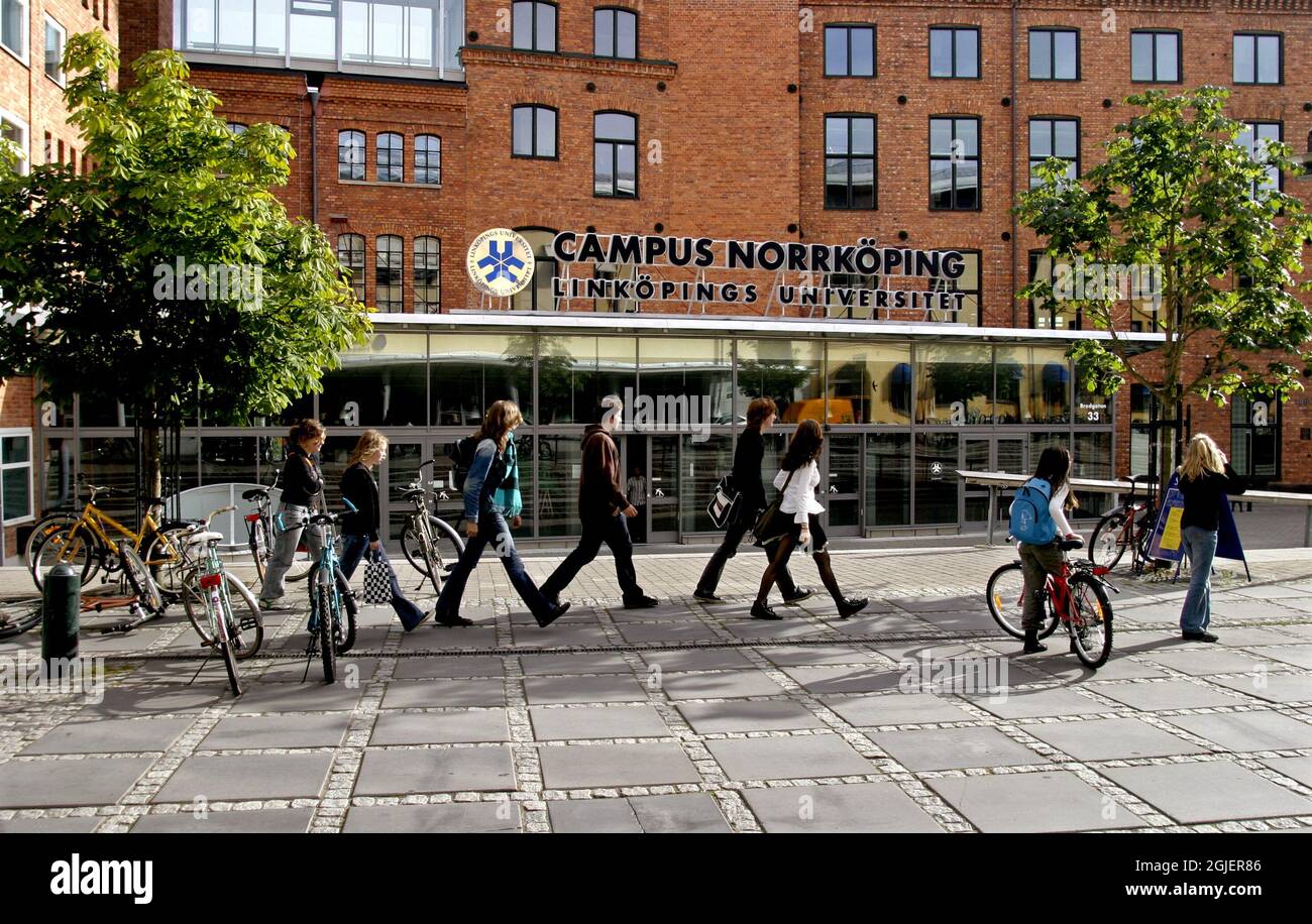 The campus in Norrkoping, part of the University in Linkoping Stock ...