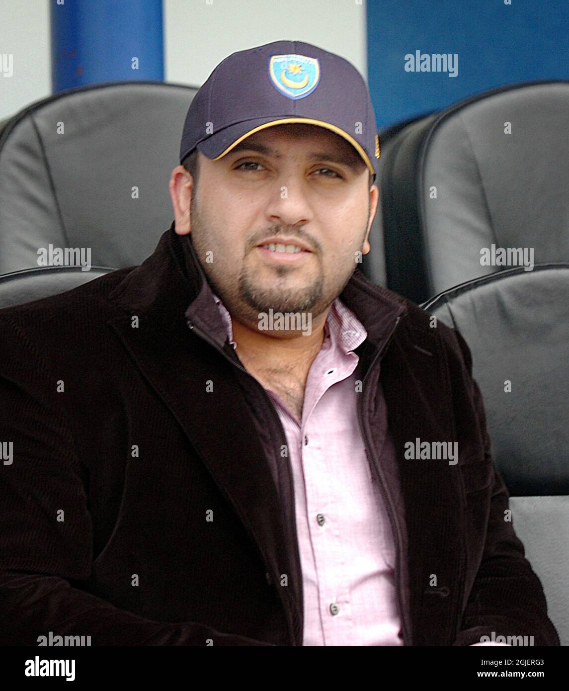 BILLIONAIRE DR. SULAMAN AL FAHIM ARRIVES AT FRATTON PARK PIC MIKE ...
