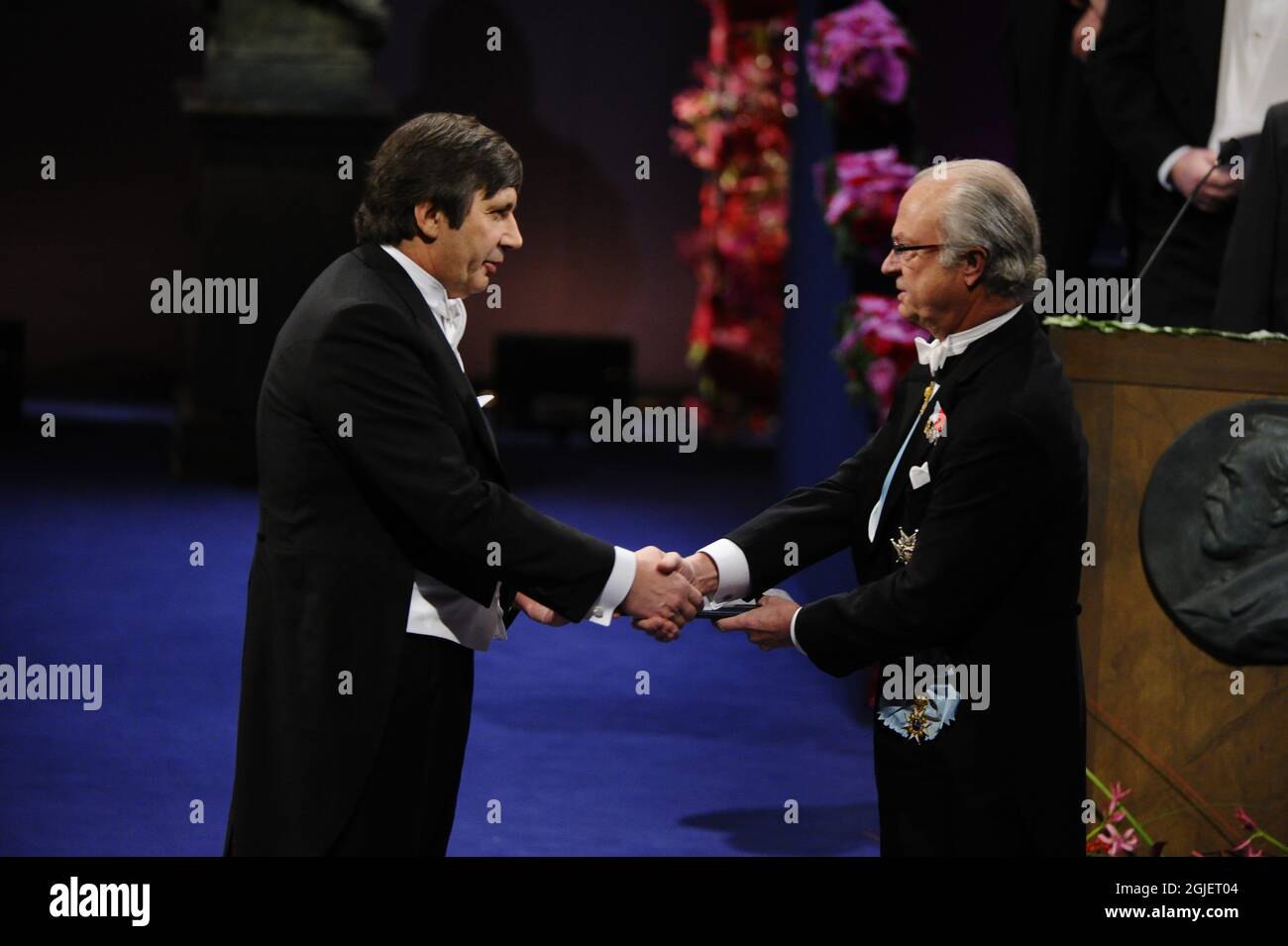 STOCKHOLM 20101210 Professor Andre Geim of the University of Manchester ...