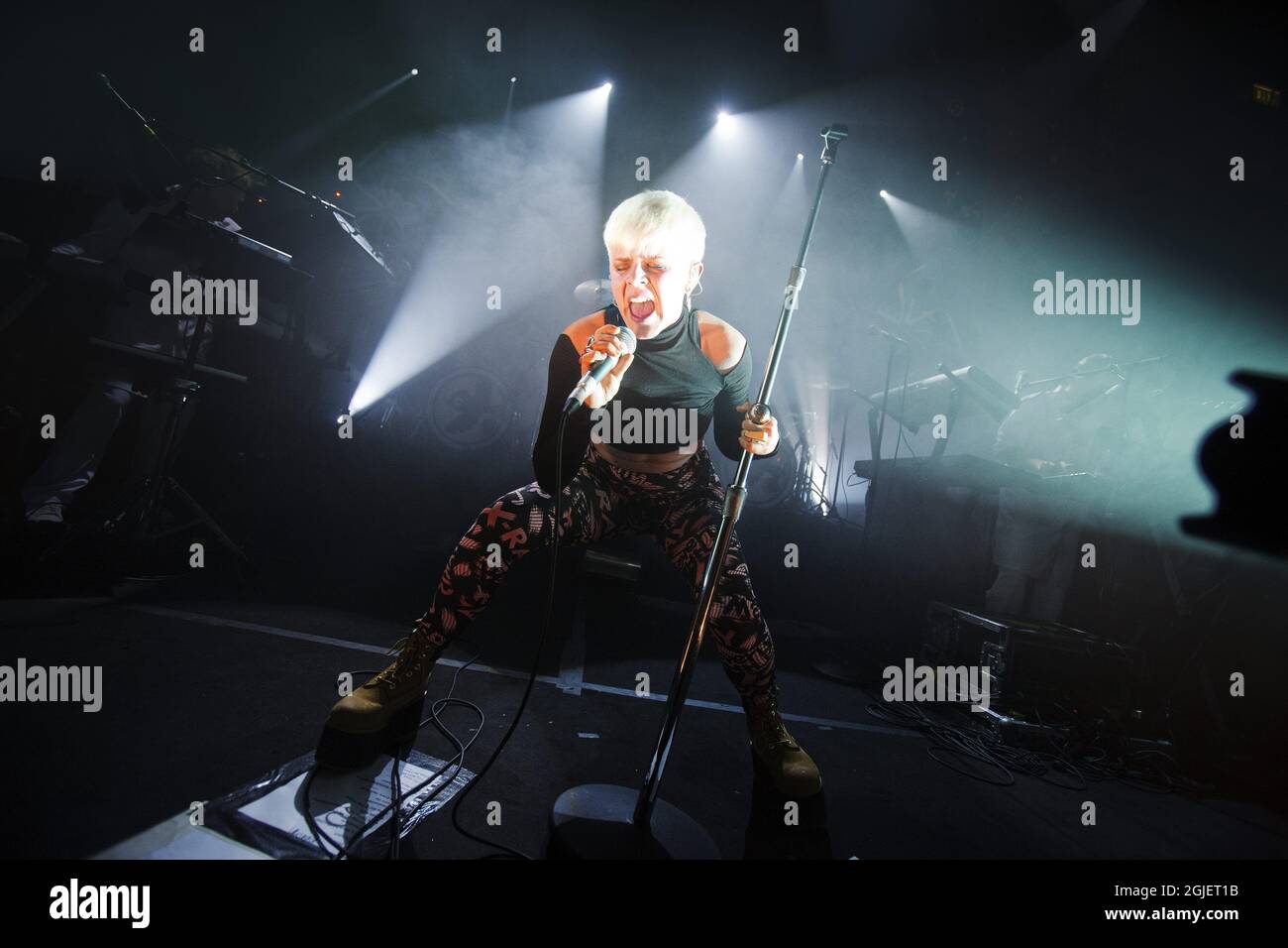 Singer/songwriter Robyn performs on stage at the Berns night club in ...