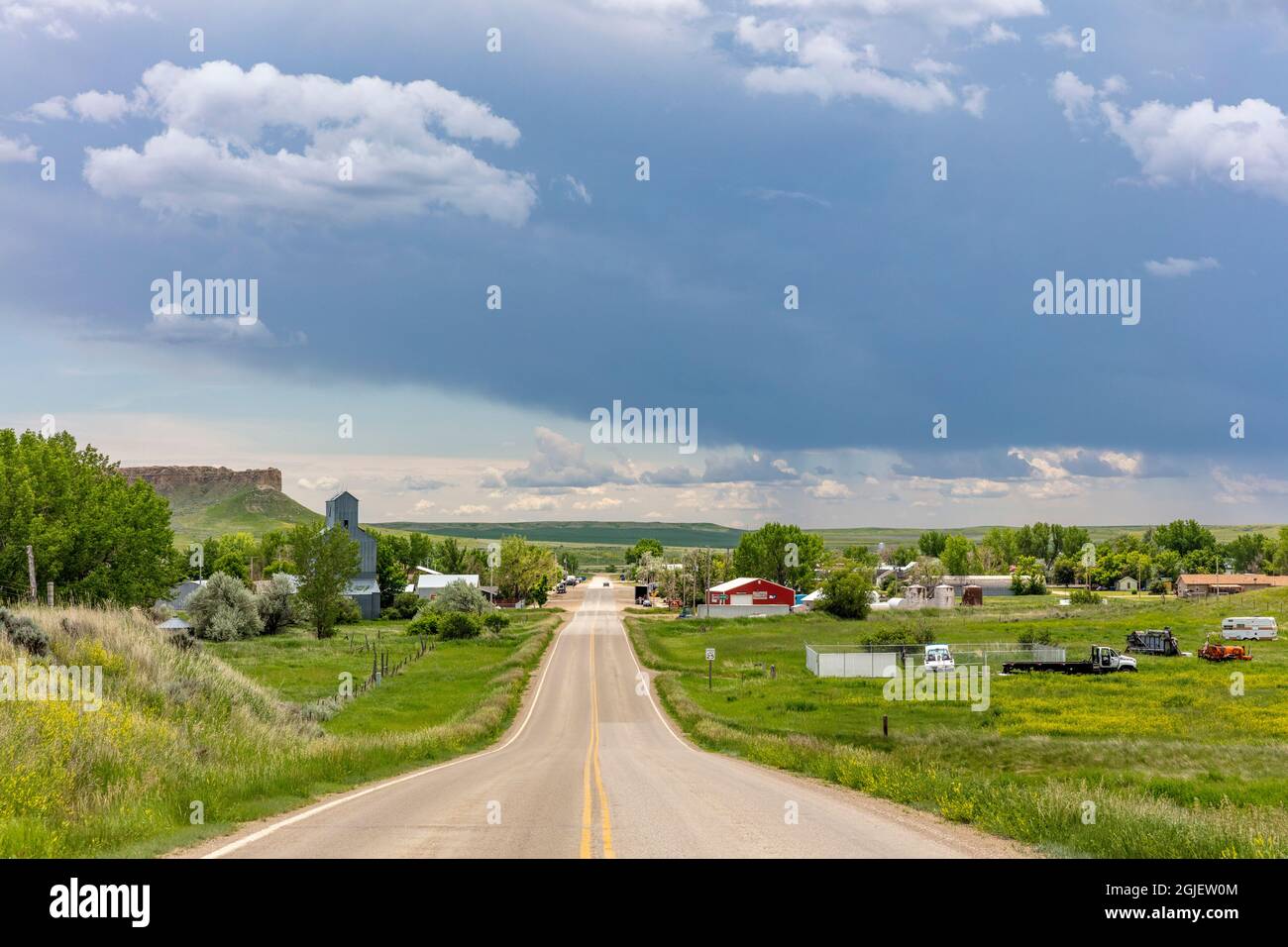 Small town of Winnett, Montana, USA Stock Photo - Alamy