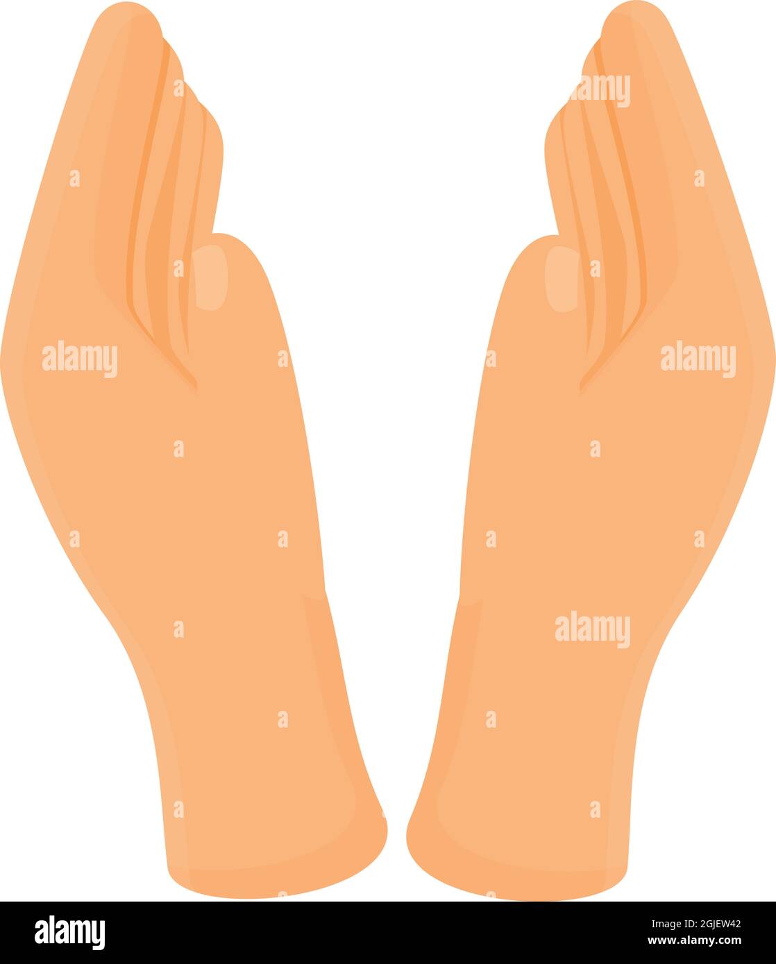 Fan hand clap icon cartoon vector. Crowd applause. Show handclap Stock ...