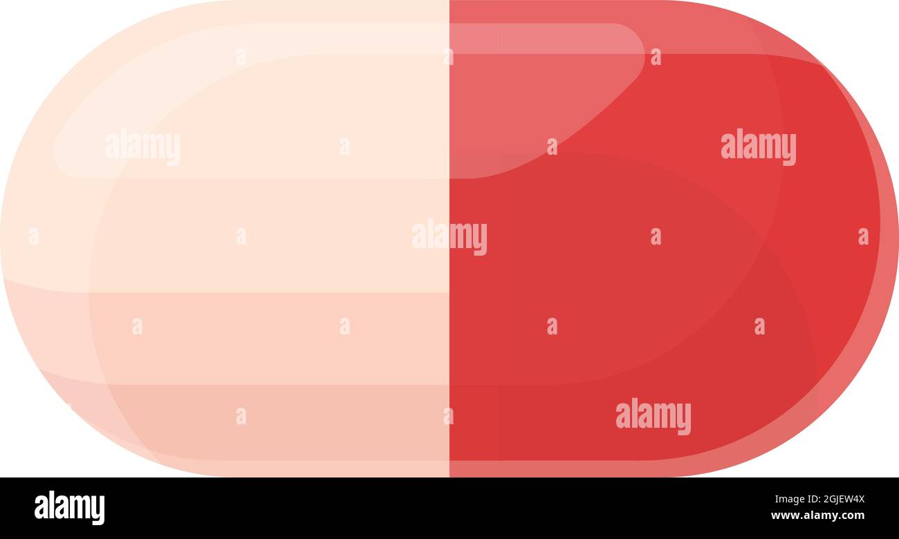Heart capsule icon cartoon vector. Medical doctor. Medicine health ...