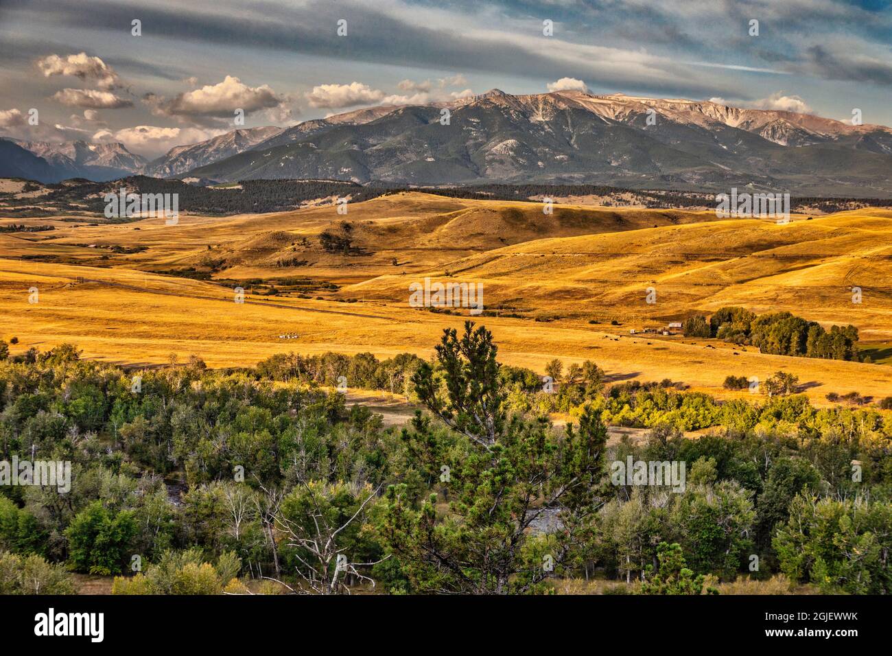 Beartooth Mountains, Montana Stock Photo - Alamy