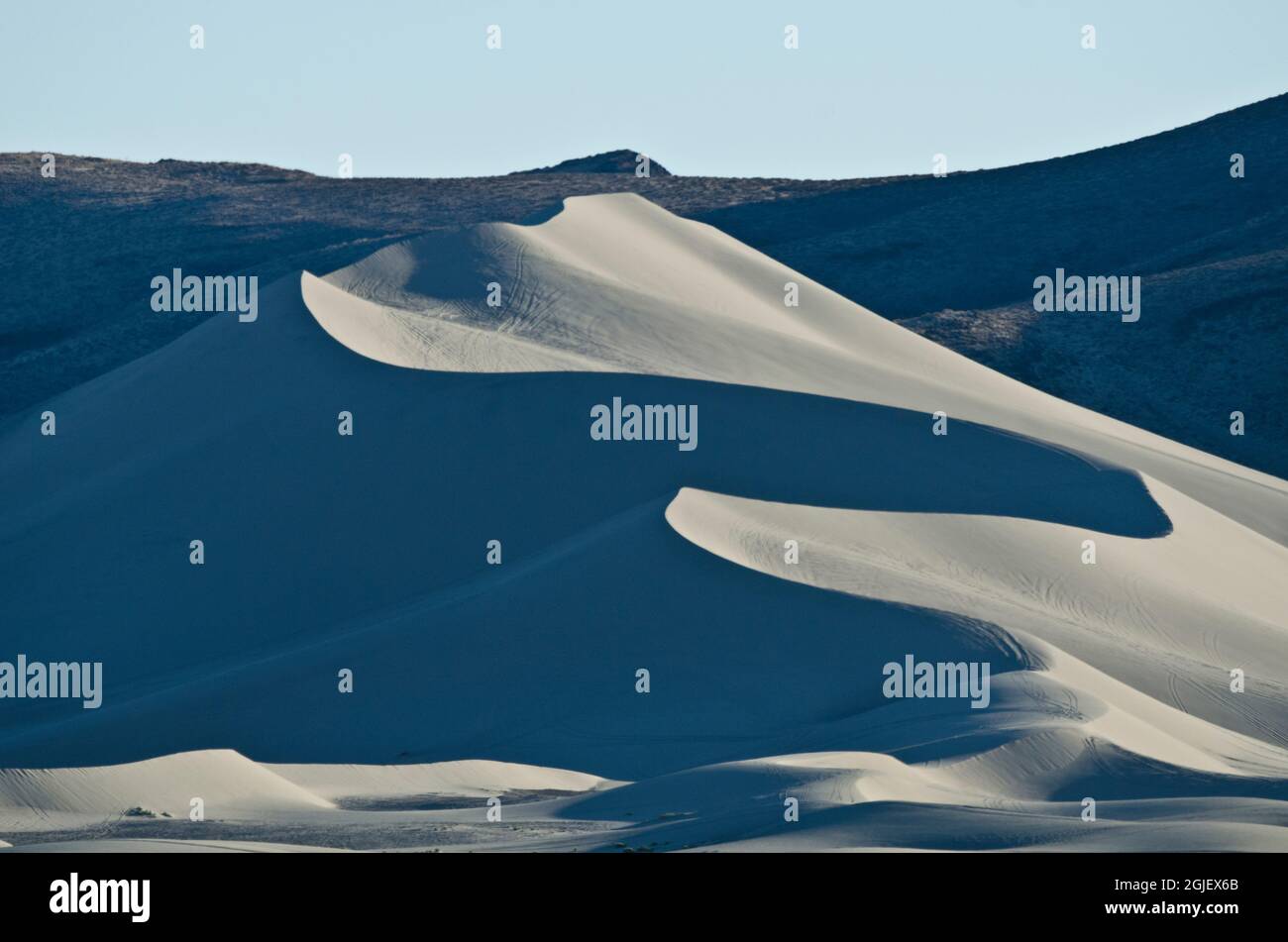 USA, Nevada, Fallon. Sand Mountain Recreation Area and scenic dunes ...