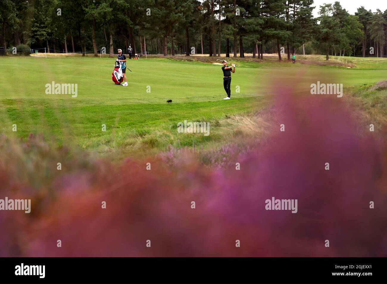 Joakim Lagergren on the 11th fairway during day one of the BMW PGA ...