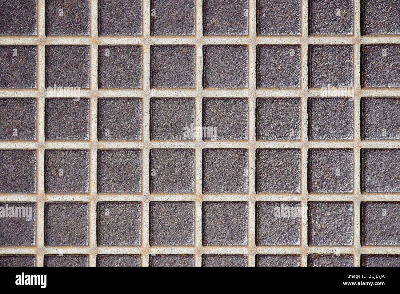 Embossed old metal floor texture, surface in a cage . Rusty metal floor ...