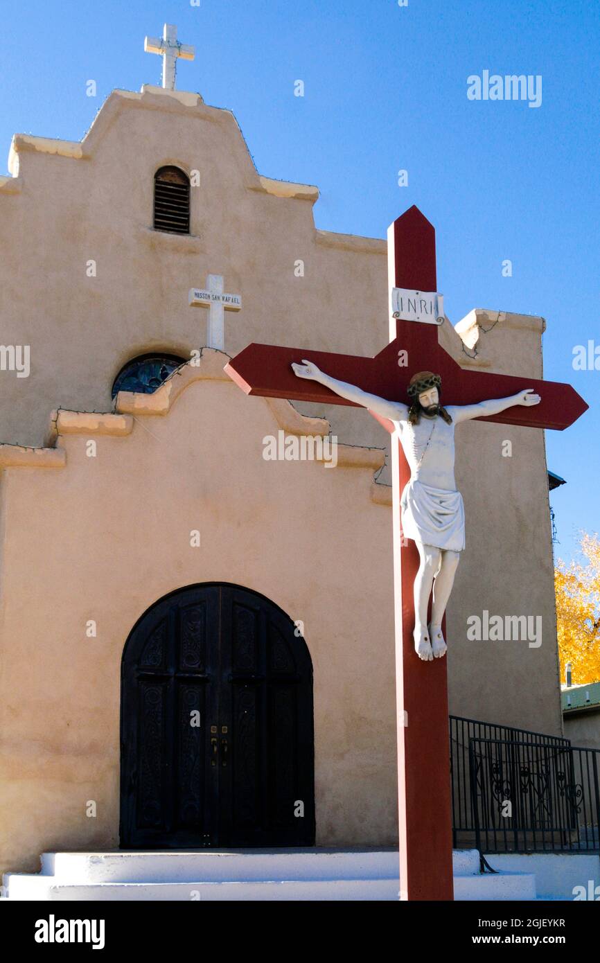 Church at San Rafael, New Mexico Stock Photo - Alamy