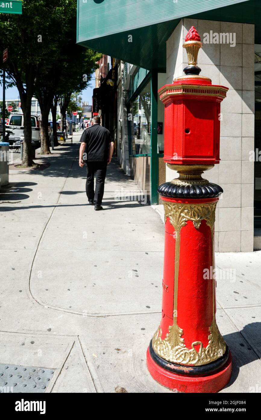 Fire hydrant, Staten Island, New York, USA Stock Photo - Alamy