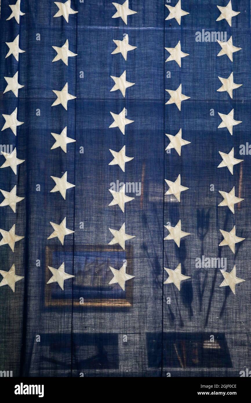 Field of stars from an American flag Stock Photo - Alamy