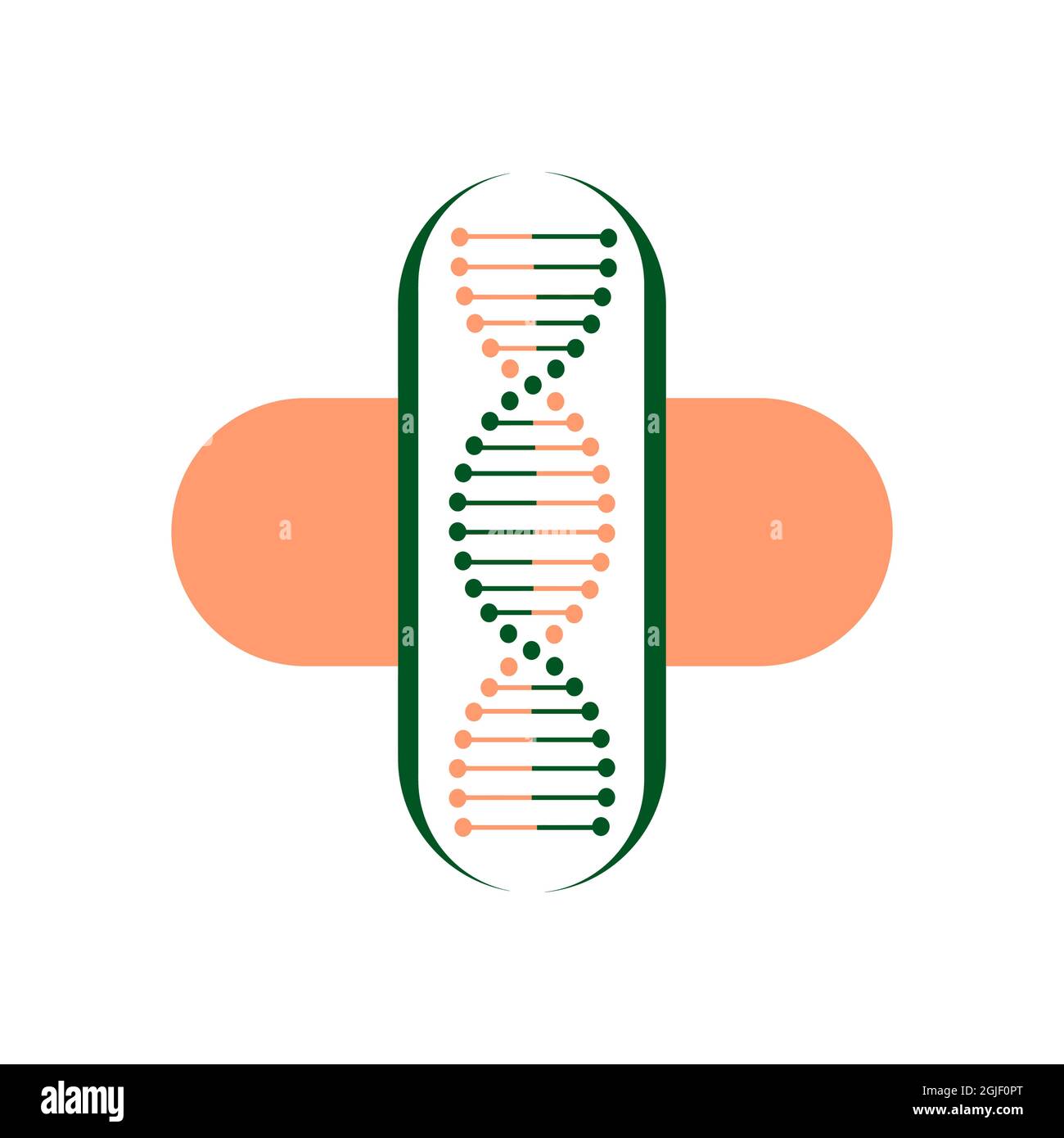 Dna logo design hi-res stock photography and images - Alamy