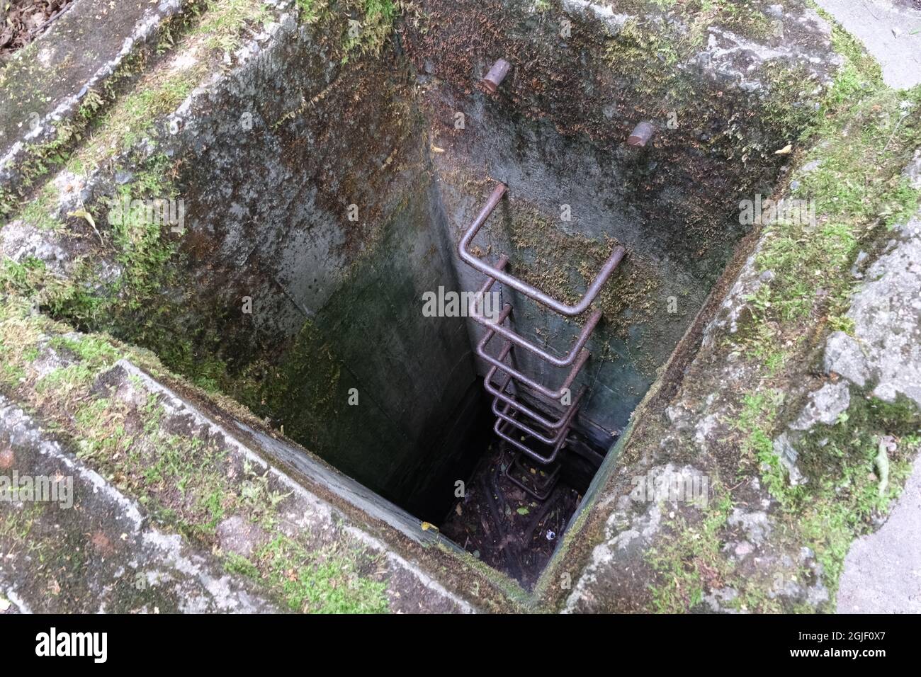 Mamerki, Poland - July 20, 2021: Mamerki bunker complex; general ...