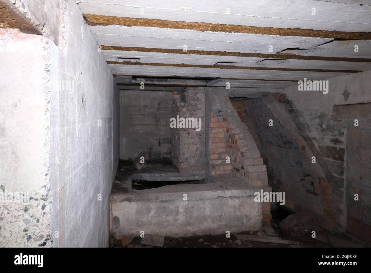 Mamerki, Poland - July 20, 2021: Mamerki bunker complex; general ...