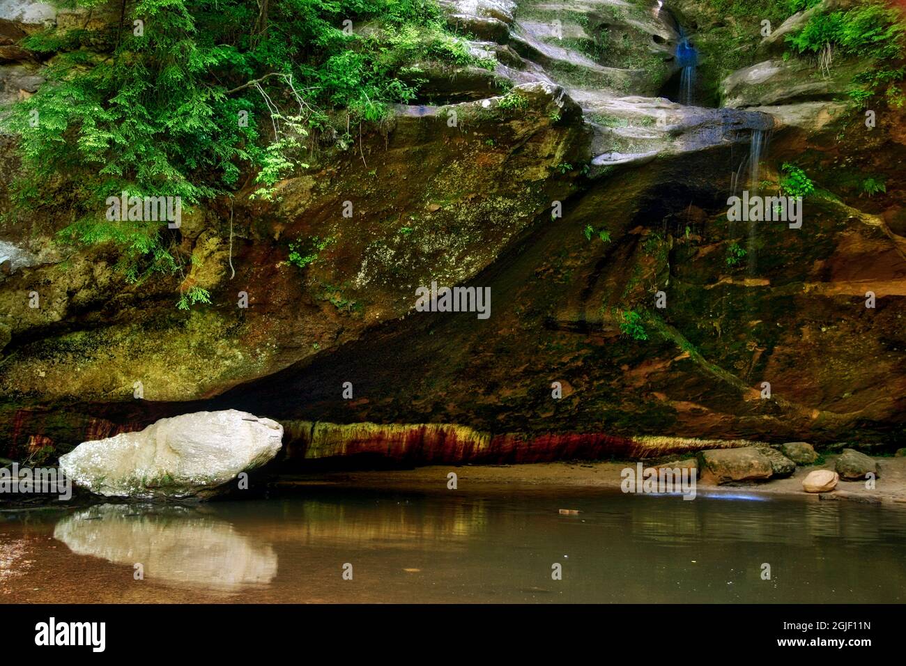 Beneath waterfall hi-res stock photography and images - Alamy