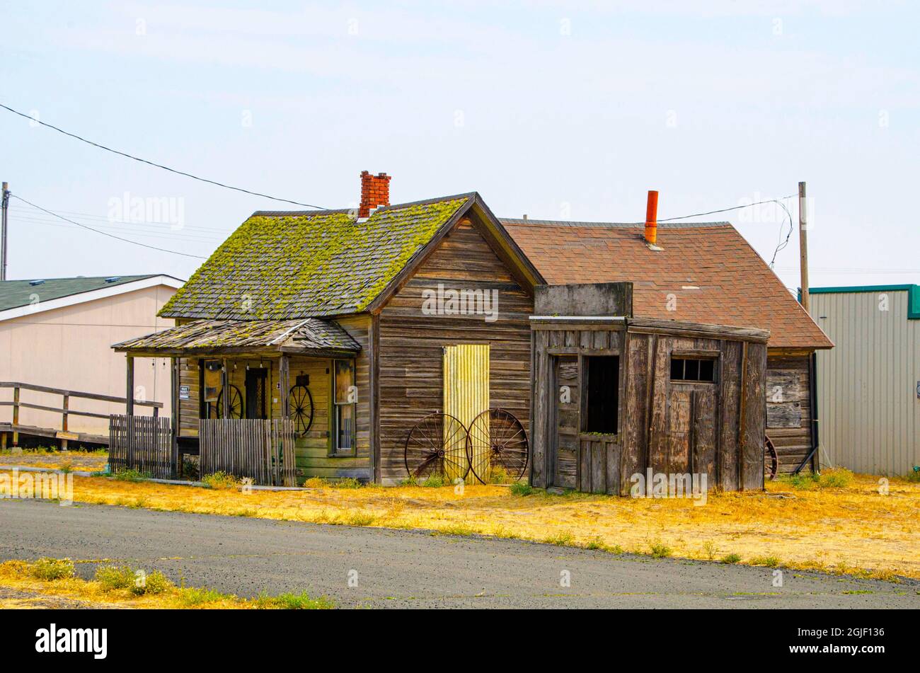 USA, Shaniko, Oregon, Historic Homestead Stock Photo - Alamy