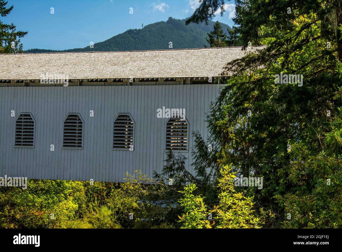 Dorena Bridge, Cottage Grove, Oregon, USA Stock Photo - Alamy
