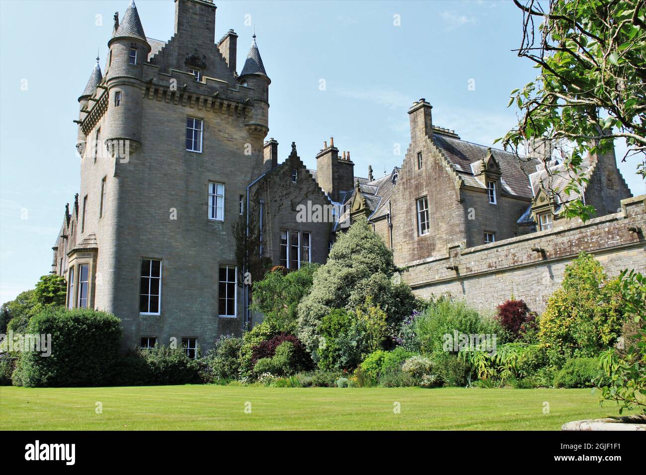 Lochinch Castle - Scotland Stock Photo - Alamy
