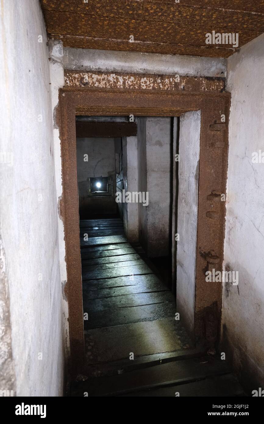 Mamerki, Poland - July 20, 2021: Mamerki bunker complex; general ...