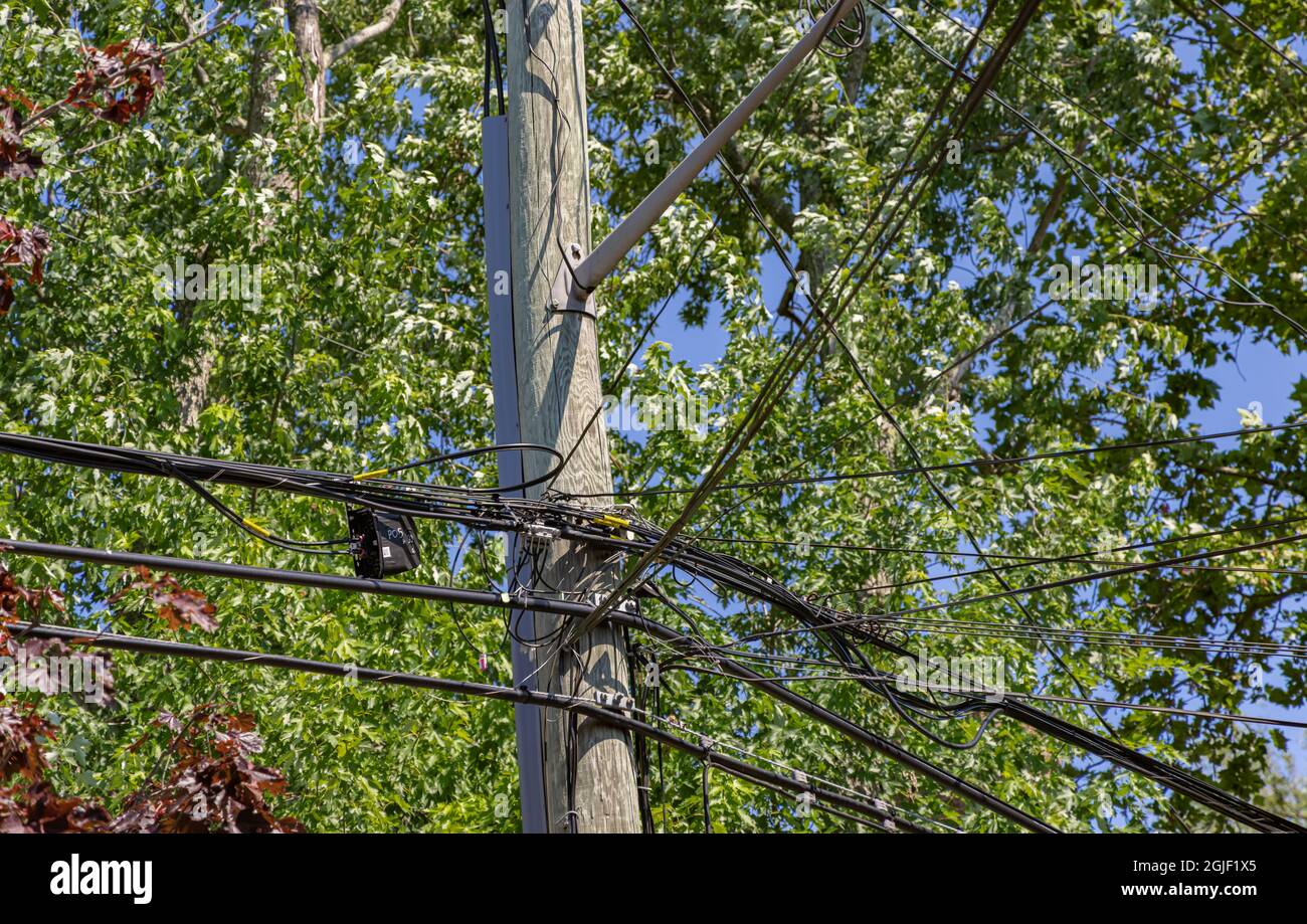 Uitlity pole hi-res stock photography and images - Alamy