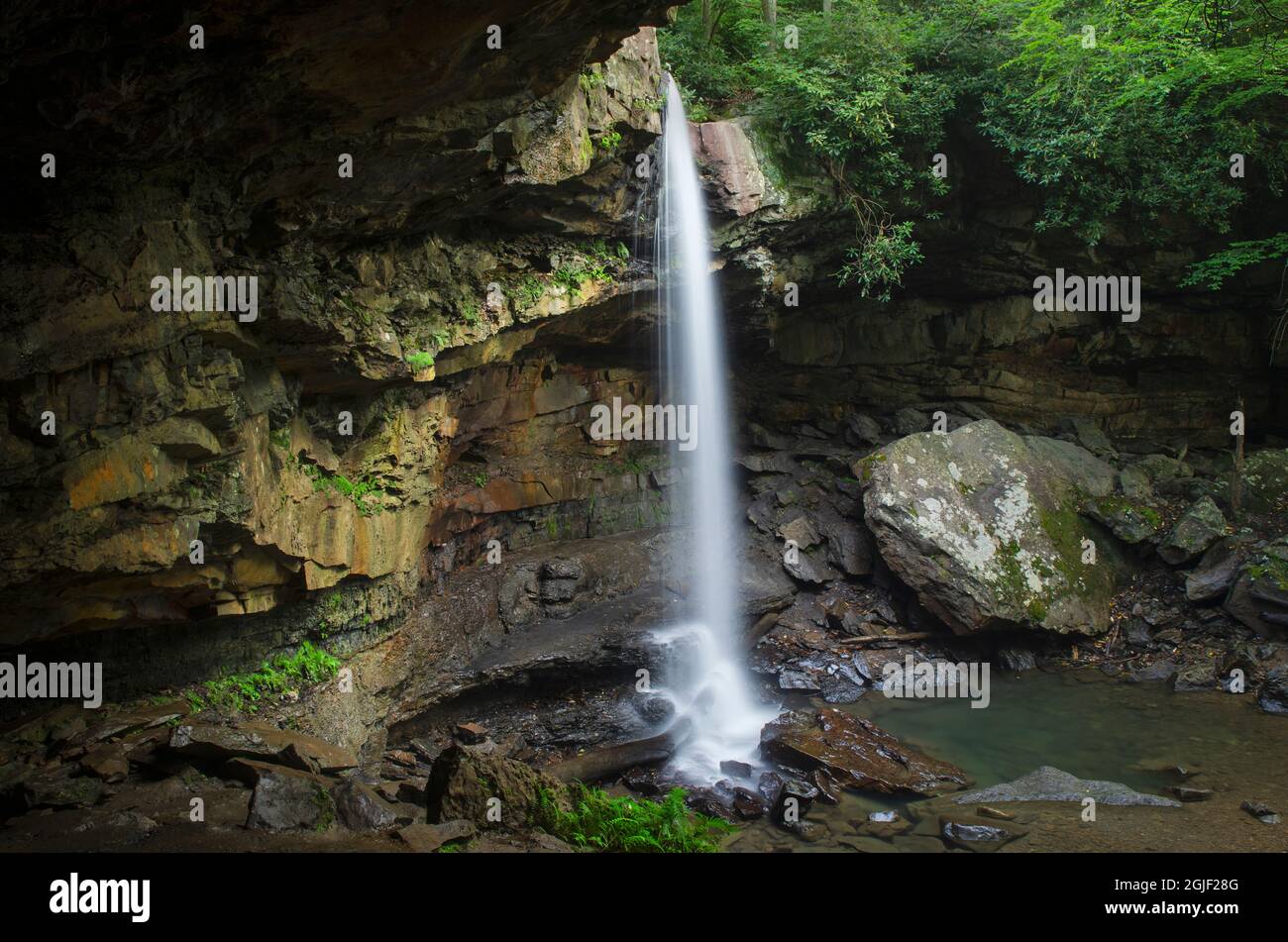 Cucumber Falls, Ohiopyle State Park, Pennsylvania Stock Photo - Alamy